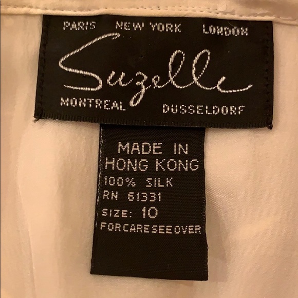 Suzelle | Tops | Vintage Suzelle Silk Blouse | Poshmark